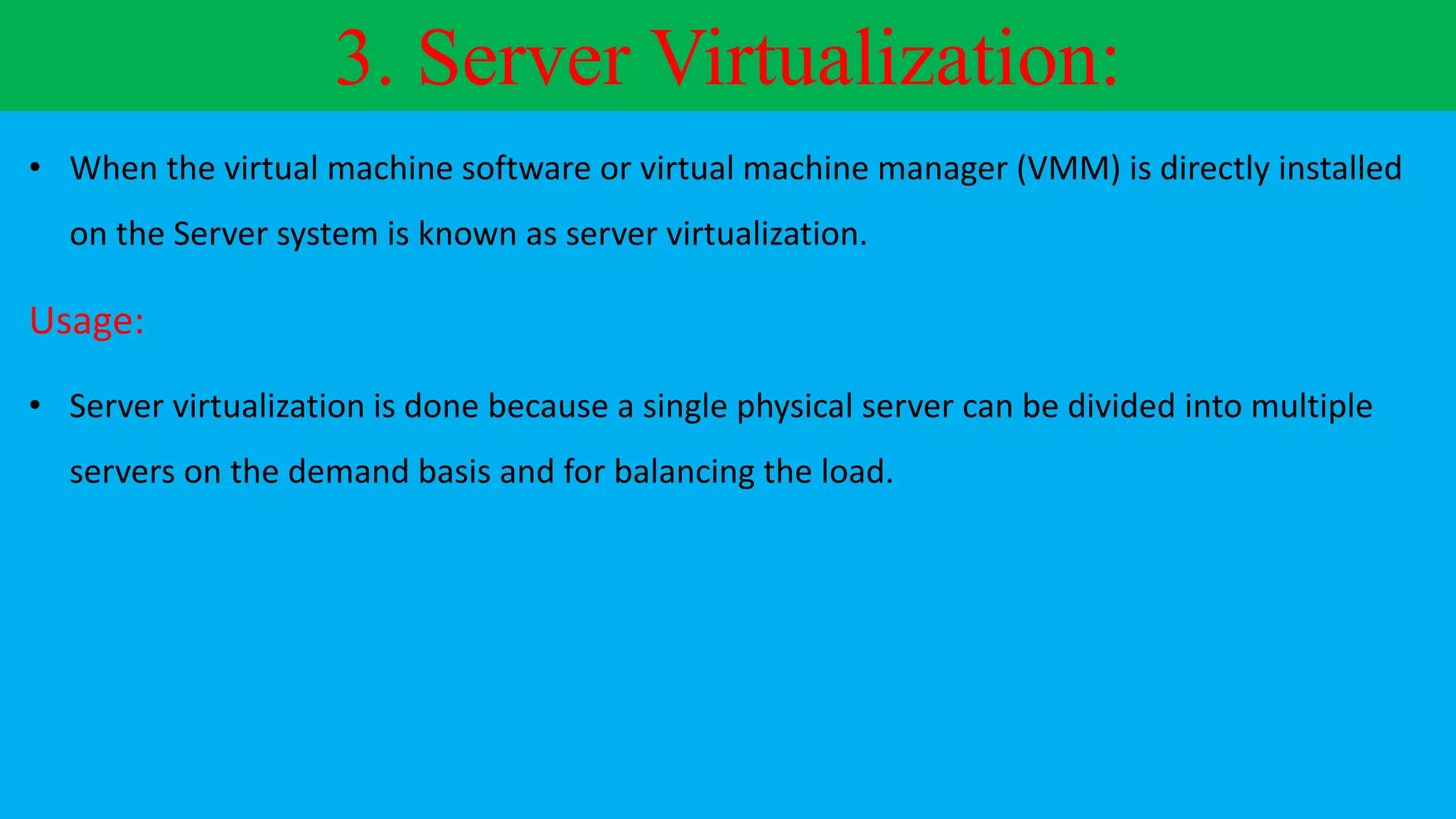 Virtualization in cloud computing | PPTX