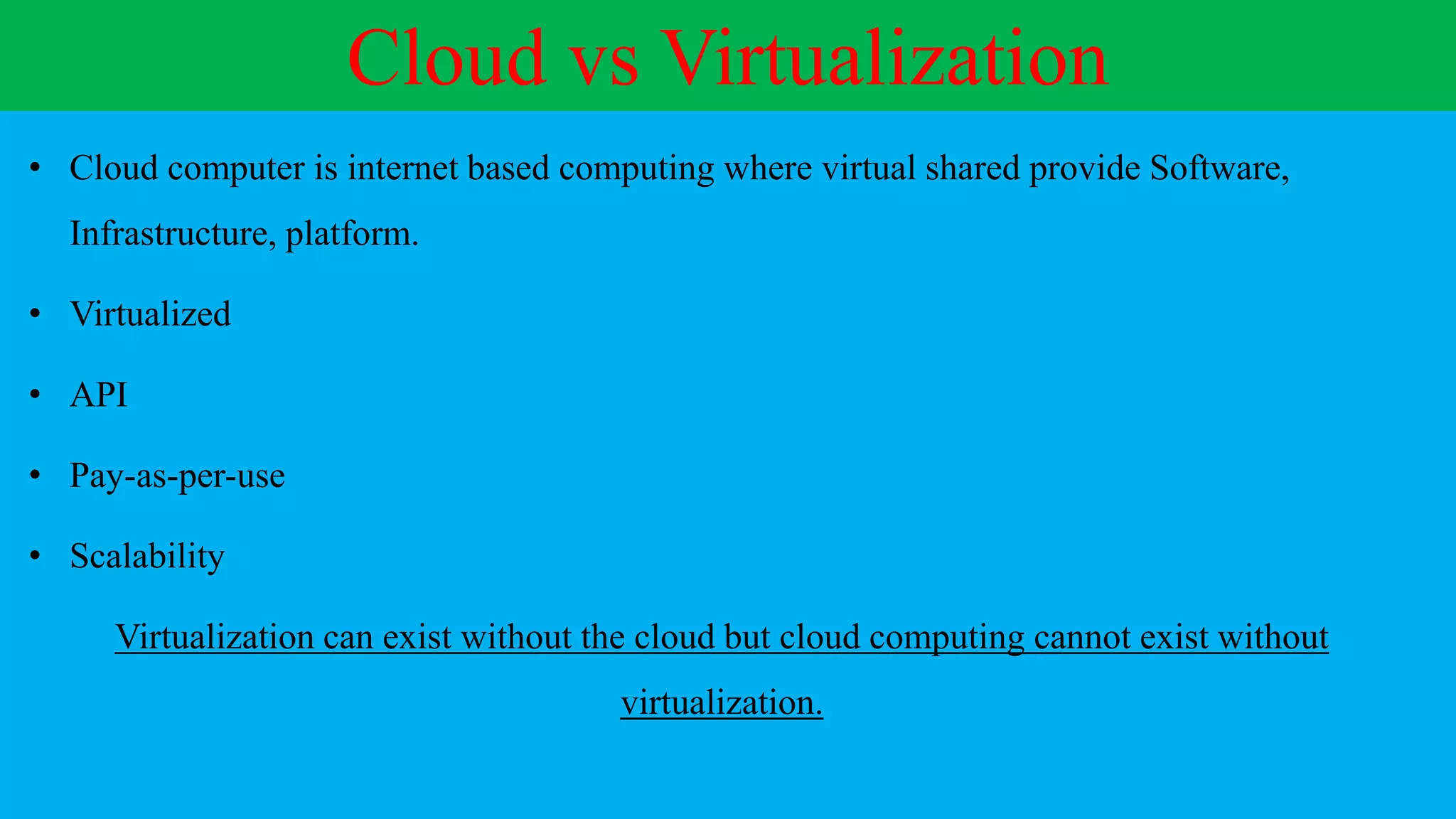 Virtualization in cloud computing | PPTX