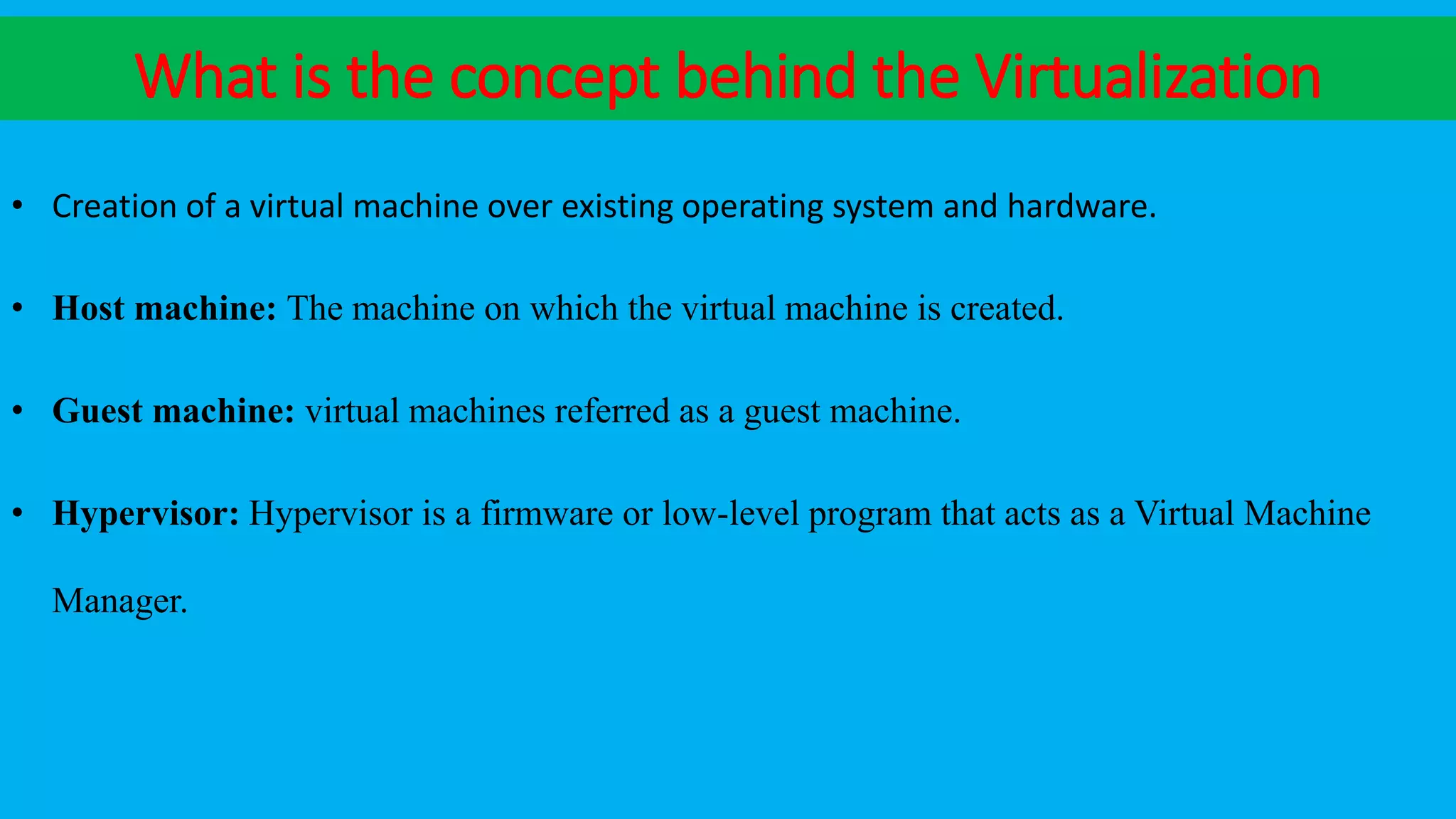 Virtualization in cloud computing | PPTX