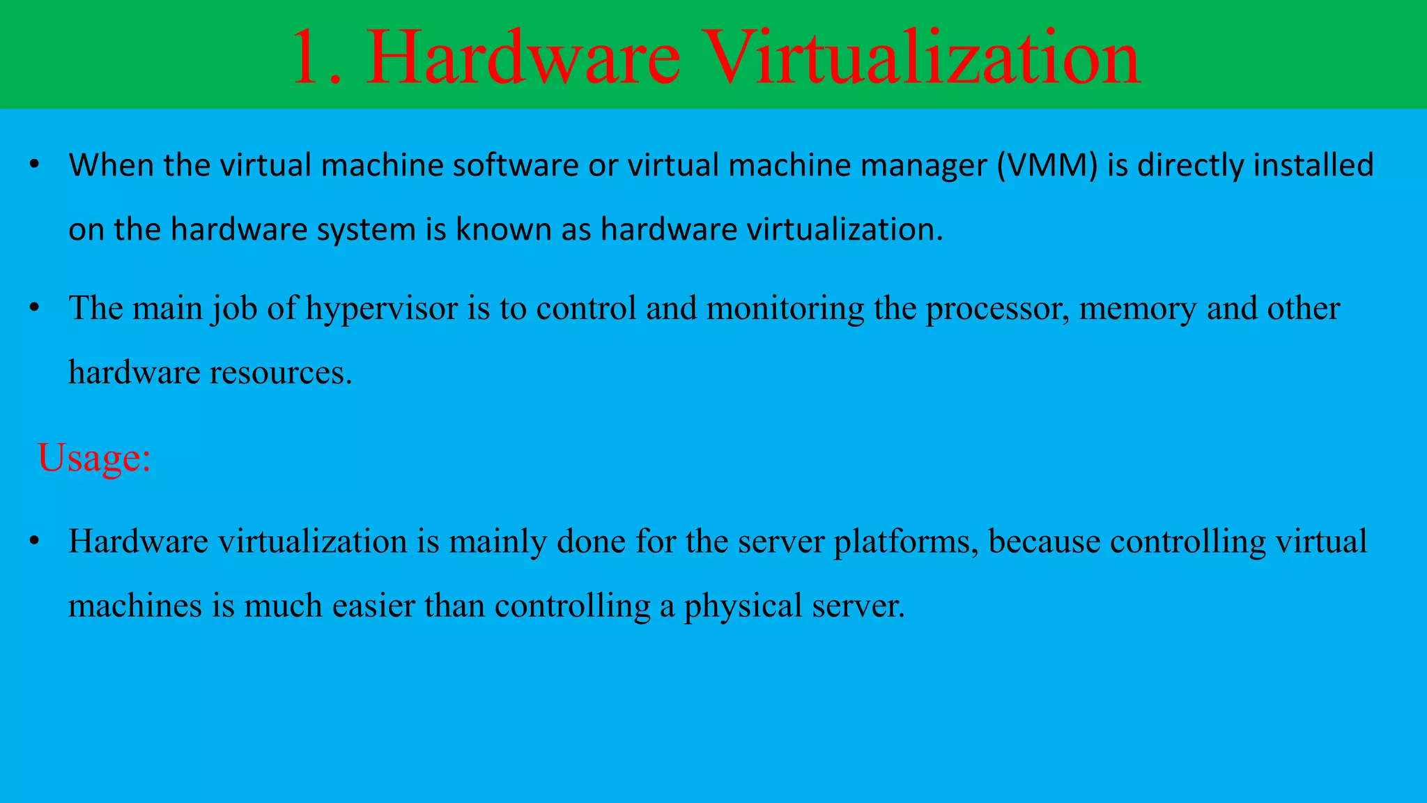 Virtualization in cloud computing | PPTX