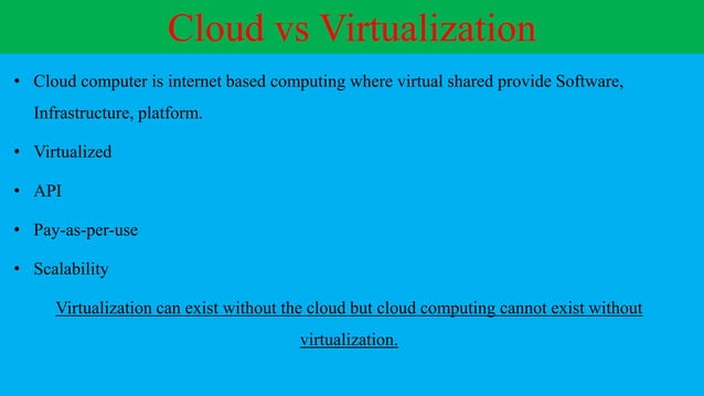 Virtualization in cloud computing | PPTX