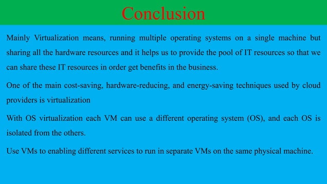 Virtualization in cloud computing | PPTX