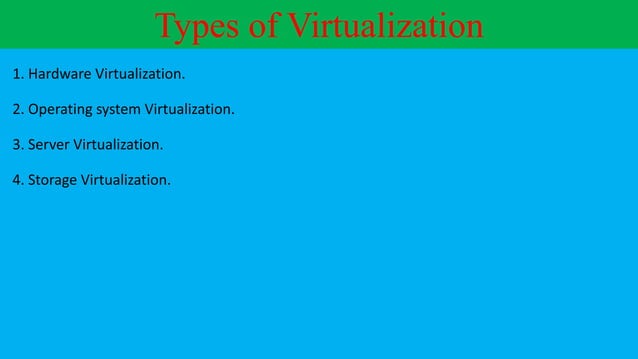 Virtualization in cloud computing | PPTX