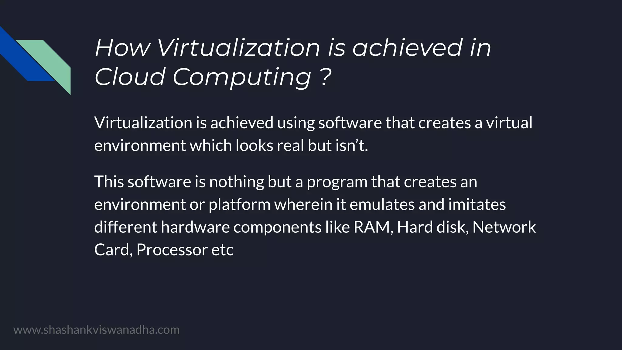 Virtualization in cloud computing | PDF