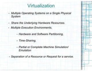 Virtualization presentation | PDF