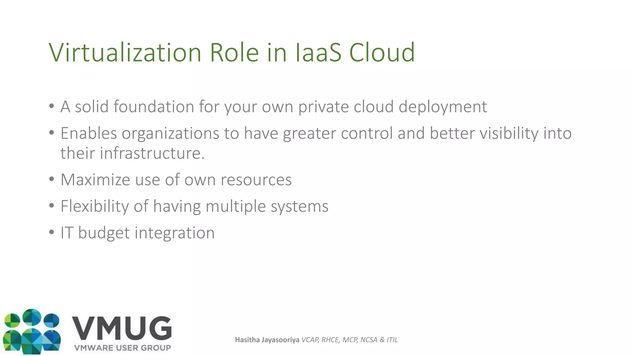 Virtualization role in today's cloud era | PPTX