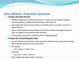 Virtualization securityv2 | PPT
