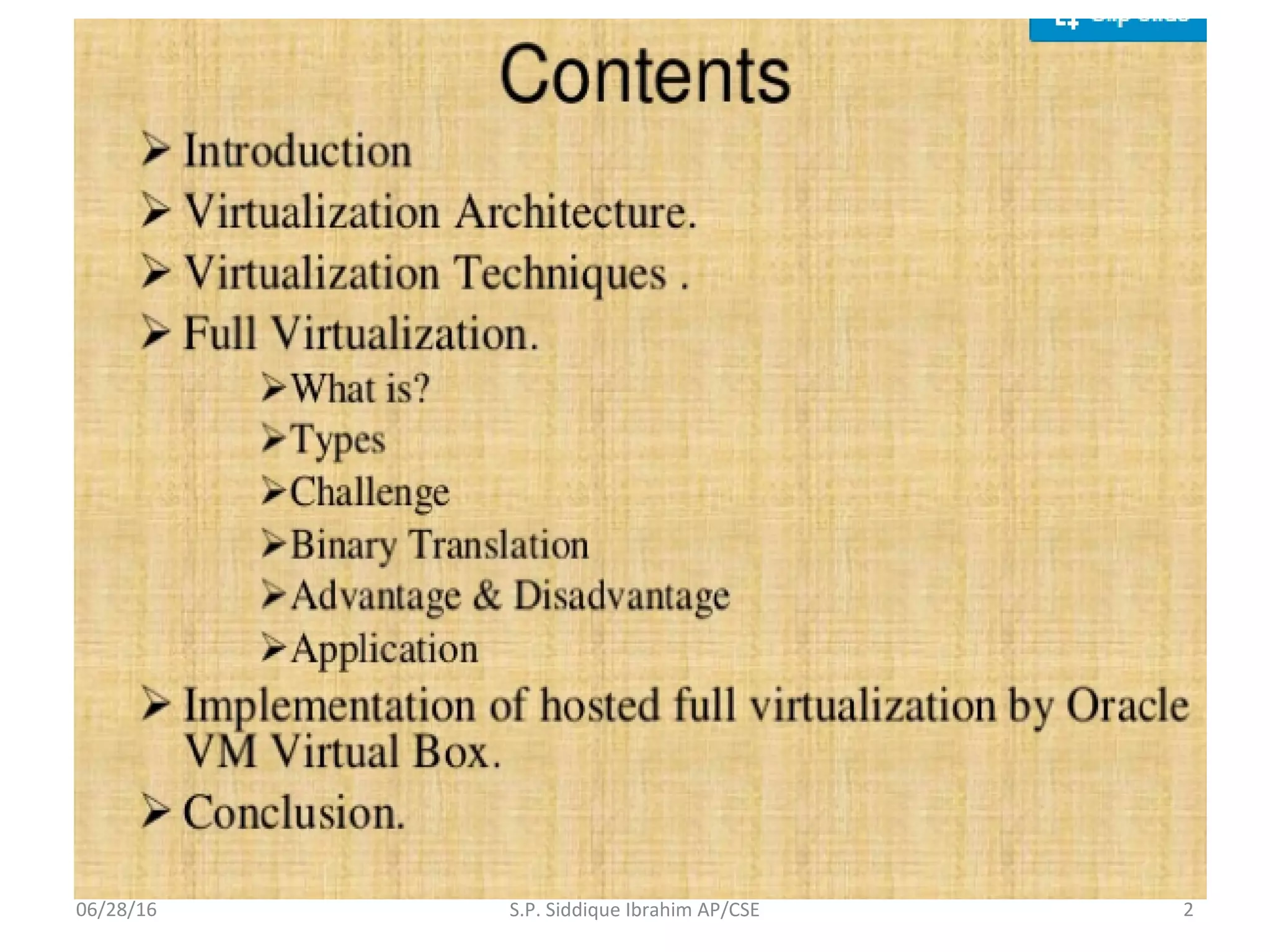 Virtualization Concepts | PPT