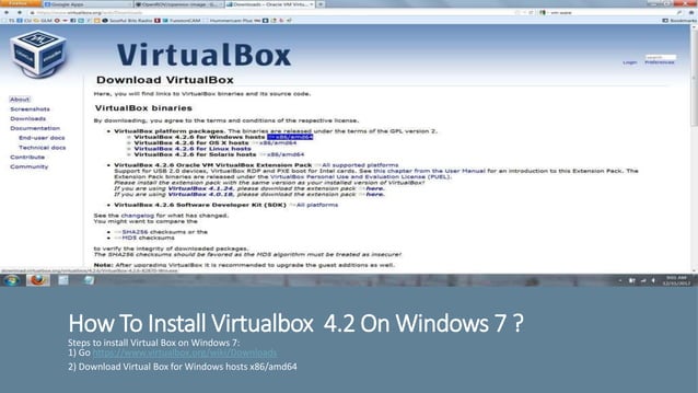 Virtualization technology "comparison vmware 9 vs virtualbox 4.2" | PPT ...