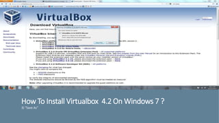 Virtualization technology "comparison vmware 9 vs virtualbox 4.2" | PPTX