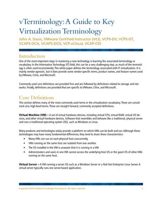 Virtualization terminology | PDF