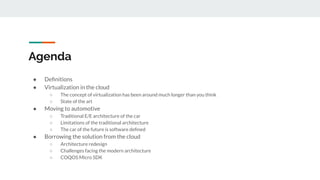 Virtualization - the next trend in the automotive industry | PPT