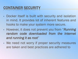 Virtualized Containers - How Good is it - Ananth - Siemens - CC18 | PDF | Operating Systems ...
