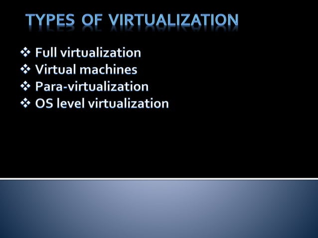 Hardware Virtualization Ppt