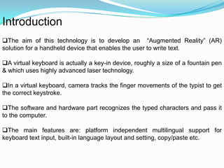 Virtual keyboard | PPTX