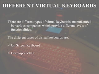 Virtual Key Board | PPT
