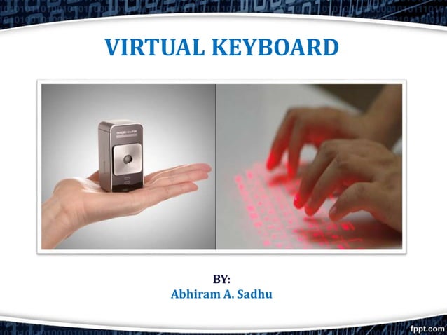 Virtual keyboard | PPT