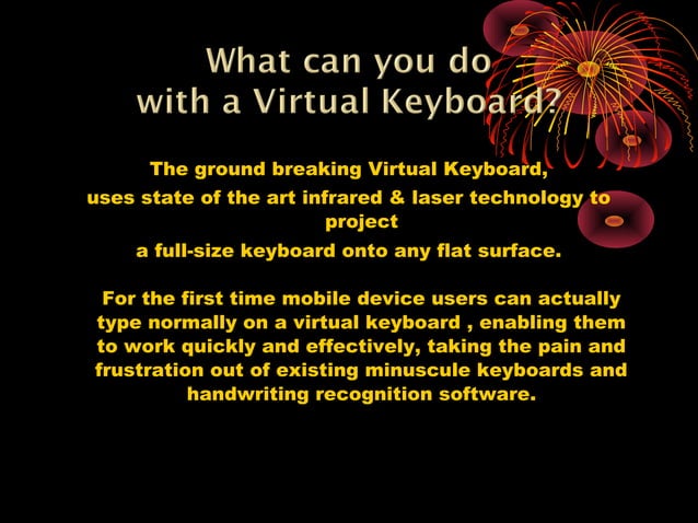 Virtual keyboard ppt | PPT