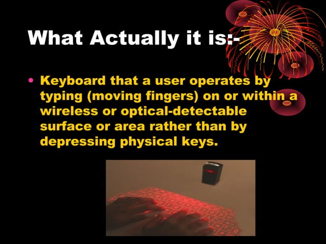 Virtual keyboard ppt | PPT