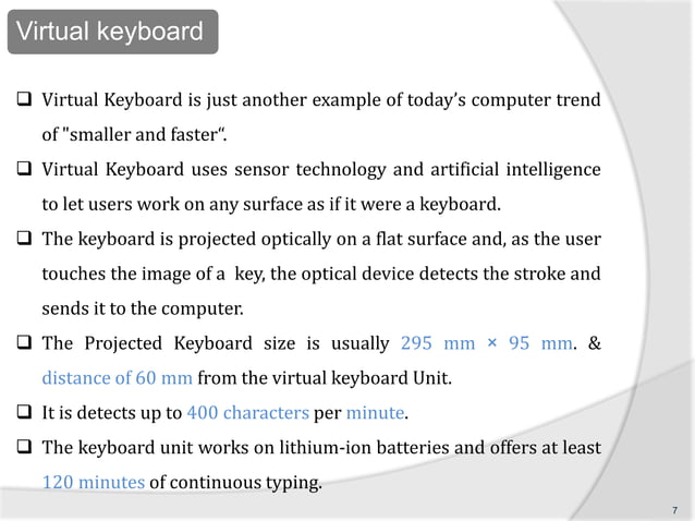 Virtual keyboard | PPSX