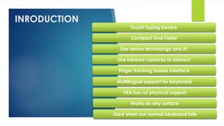 Virtual keyboard seminar ppt | PPTX