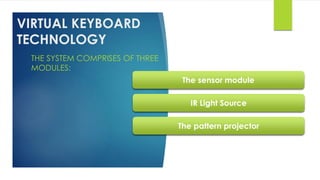 Virtual keyboard seminar ppt | PPTX