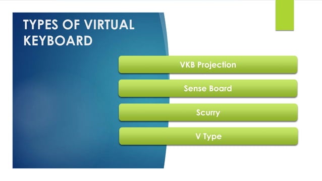 Virtual keyboard seminar ppt | PPT