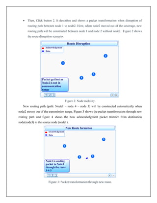 Virtual lab - Routing in Mobile Adhoc Networks | PDF
