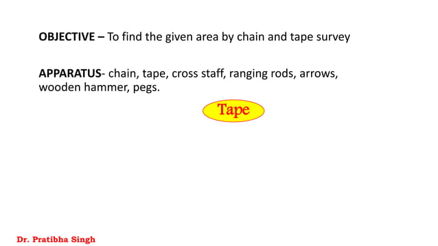 Chain and Tape Survey- Virtual Lab | PPTX | Science