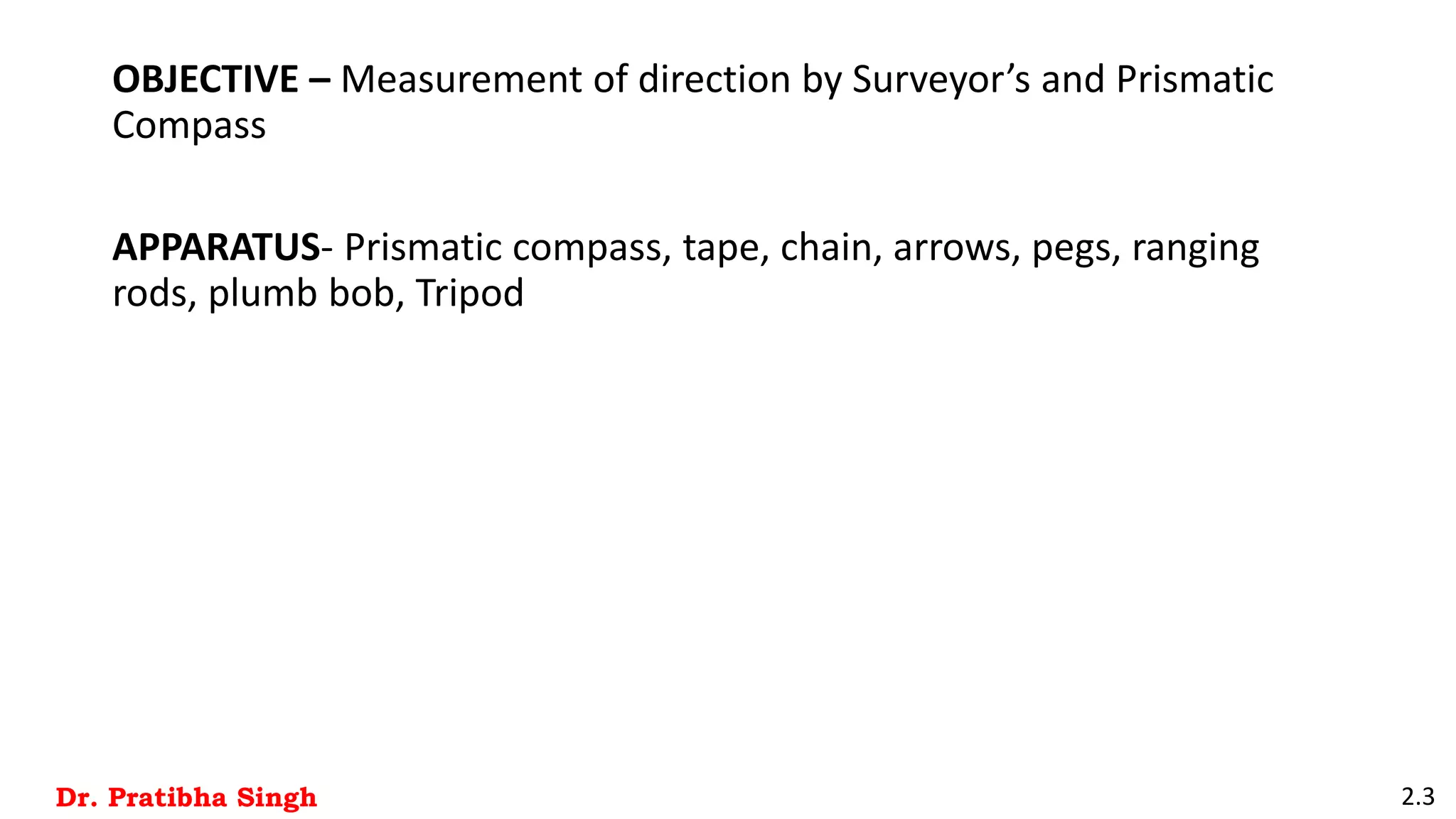 Compass Survey - Virtual Lab | PPTX