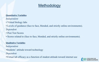 Jaime McQueen Virtual lab SERA presentation | PPTX