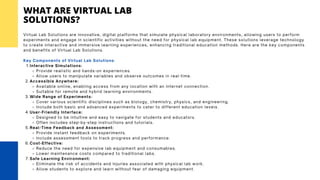 Virtual Lab Solutions: Revolutionizing Science Education | PDF