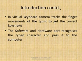 Virtual laser keyboard | PPTX