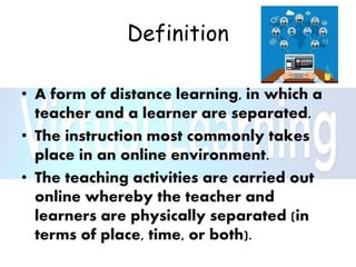 Virtual learning | PPTX | Online Education | Education