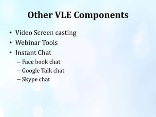 virtual learning environment | PDF