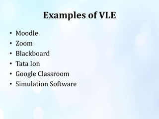 Virtual Learning Environment | PPTX