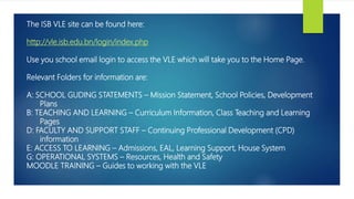 Virtual learning environment (vle) training | PPT