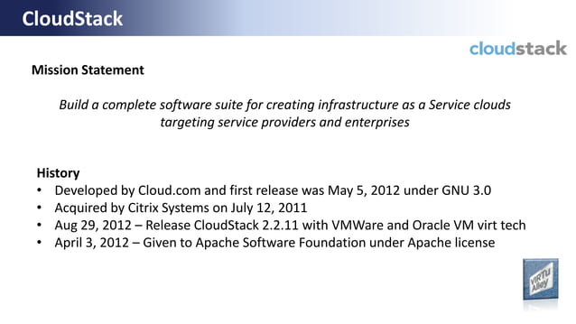 Open Source Clouds at VIRTu Alley | PPTX