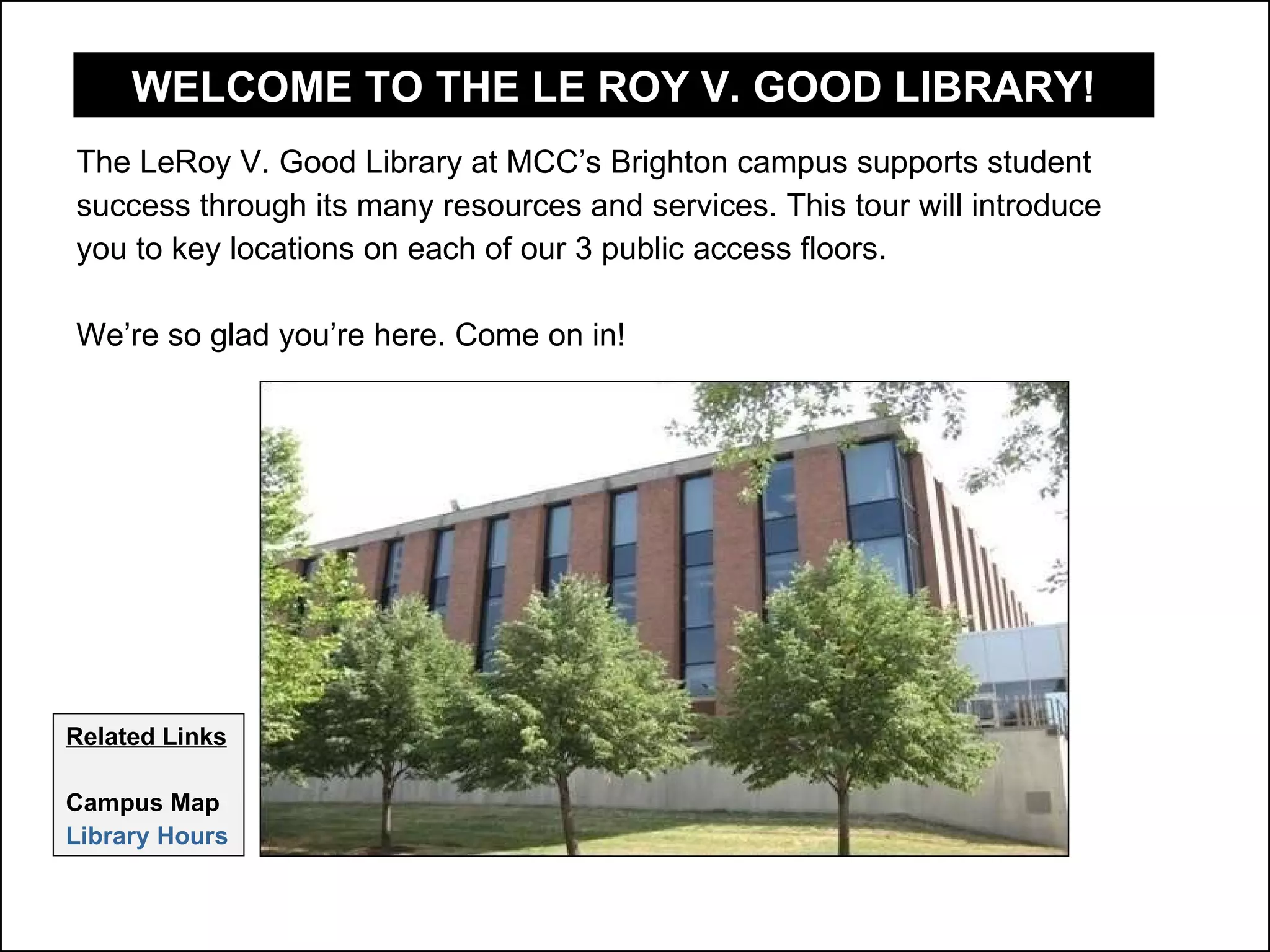 Virtuallibrarytour5slideshare | PPT