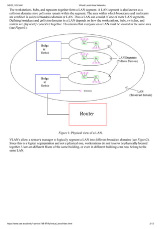 Virtual local area networks | PDF | Computer Networking | Computing