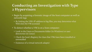 Virtual Machine Forensics | PPTX