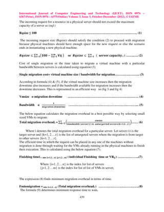Virtual machine placement in a virtualized cloud | PDF
