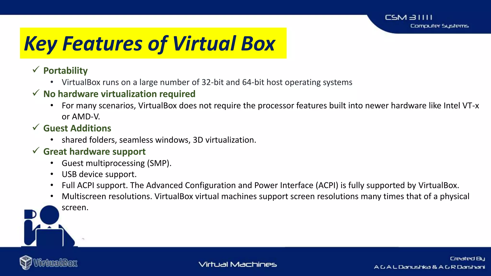 Virtual Machines - Virtual Box | PPTX