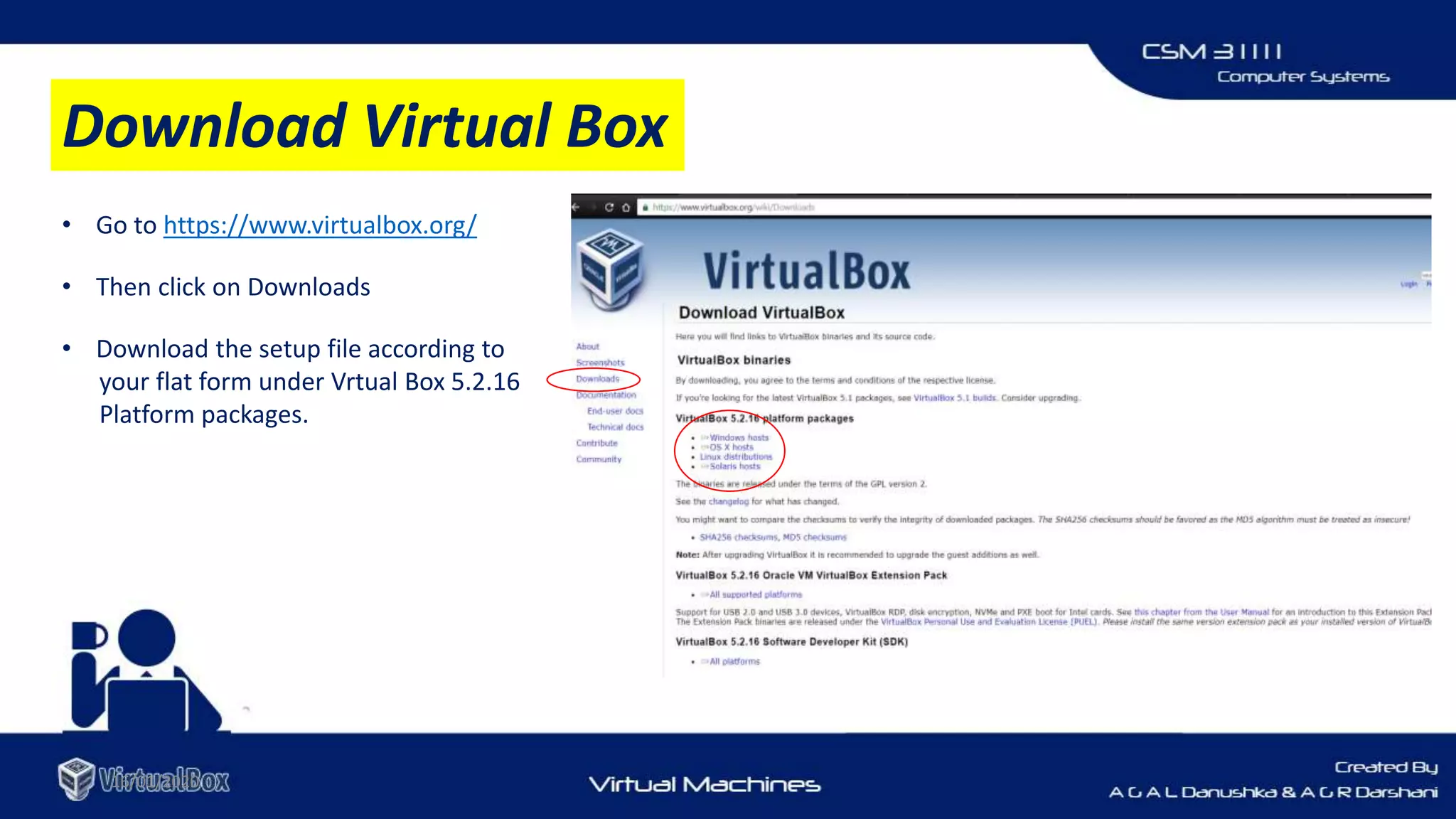 Virtual Machines - Virtual Box | PPTX | Operating Systems | Computer ...