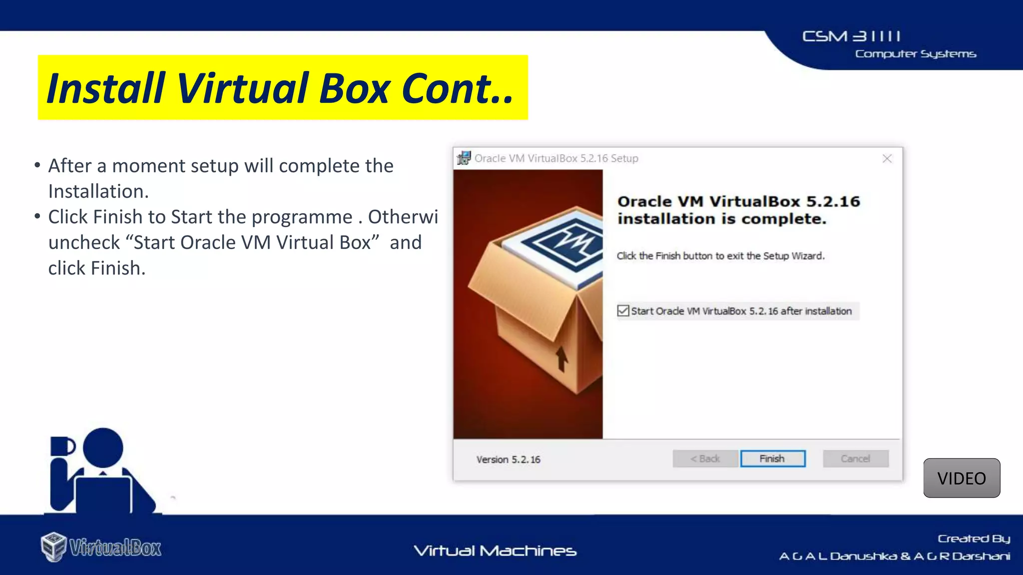 Virtual Machines - Virtual Box | PPTX