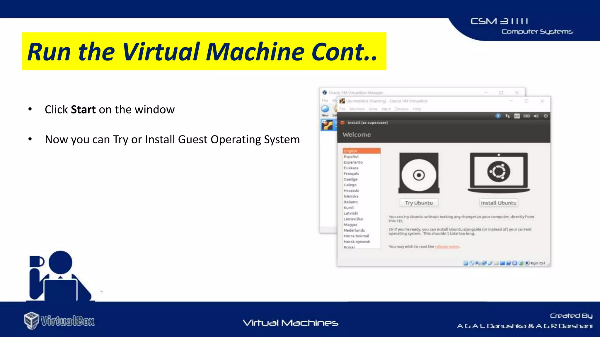 Virtual Machines - Virtual Box | PPTX