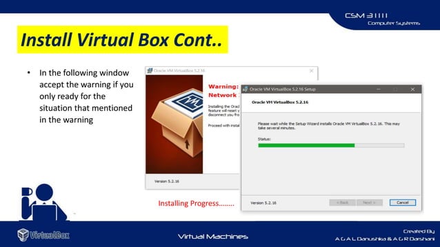 Virtual Machines - Virtual Box | PPTX | Operating Systems | Computer ...