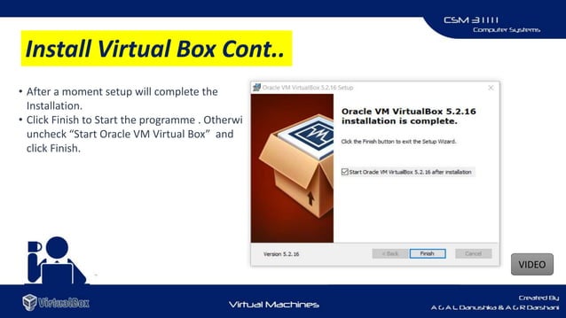 Virtual Machines - Virtual Box | PPTX | Operating Systems | Computer ...
