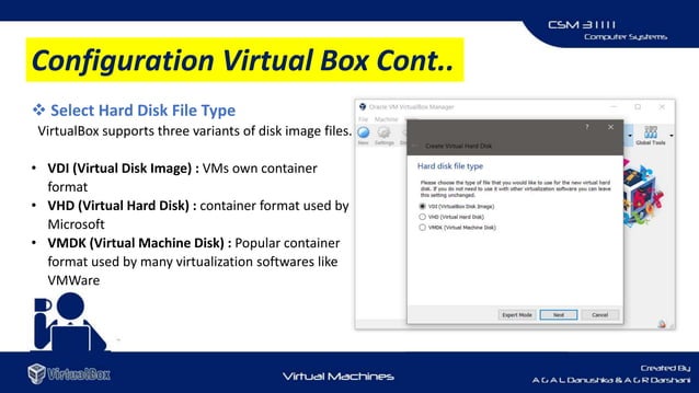 Virtual Machines - Virtual Box | PPTX | Operating Systems | Computer ...