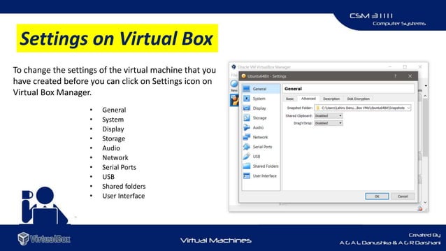 Virtual Machines - Virtual Box | PPTX | Operating Systems | Computer ...